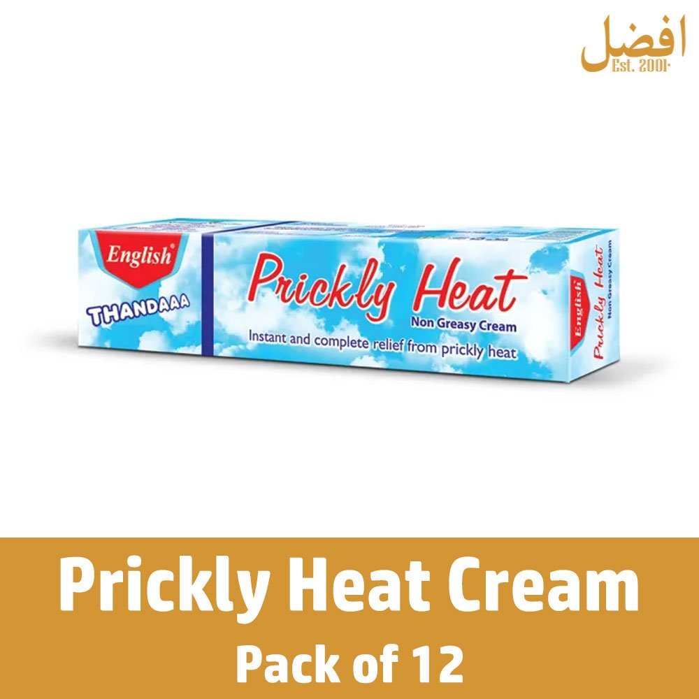 English Prickly Heat (Pit) Cream (Rs-195) – Afzal Wholesaler